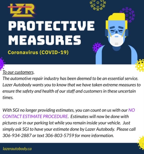 COVID-19 Notice - Lazer Autobody